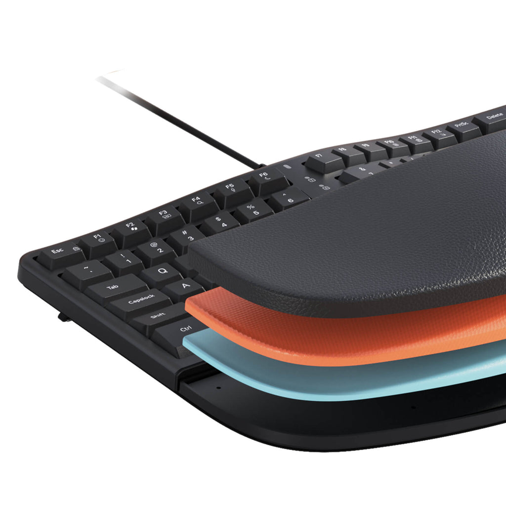 MEETION Director Mini Ergonomic Single Wired Keyboard, Ergo Keyboard ...