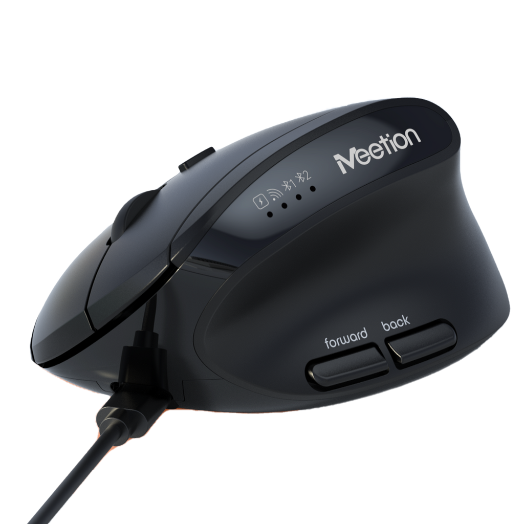 MEETION BTM008 Wireless Mouse, Ergonomic Mouse, Bluetooth Vertical Rec ...